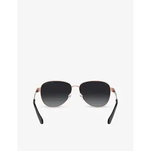 Michael Kors Biarritz Pilot-frame Metal Sunglasses