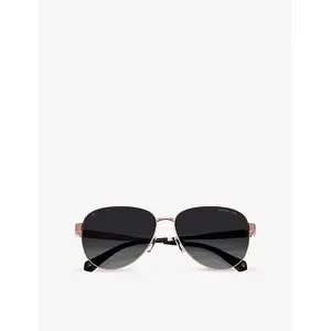 Michael Kors Biarritz Pilot-frame Metal Sunglasses