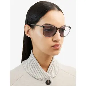 Giorgio Armani Ar8197 Square-frame Acetate Sunglasses