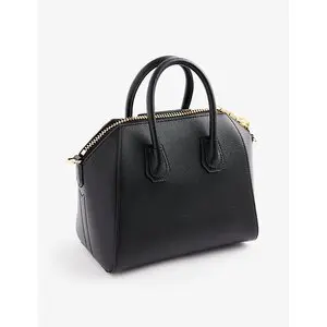 Givenchy Antigona Mini Grained Leather Top Handle Bag - Black