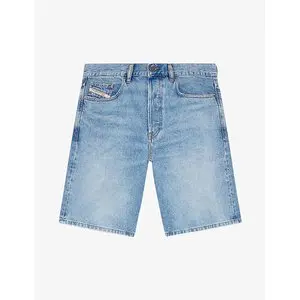 DIESEL® Faded-wash Straight-leg Denim Shorts