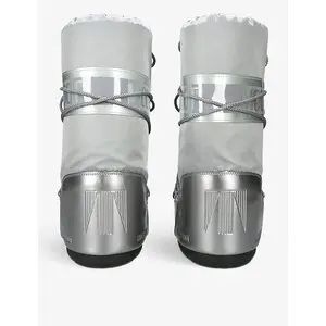 Moon Boot Icon Glance Metallic Shell Boots - Silver