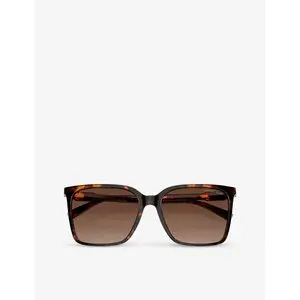 Michael Kors Canberra Square-frame Tortoiseshell Acetate Sunglasses - Brown