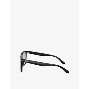 Ray-ban Rb4466d Square Nylon Sunglasses - Black