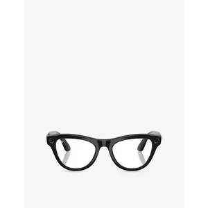 RAY-BAN META Ray-ban X Meta Skyler Cat-eye Frame Eyeglasses - Black