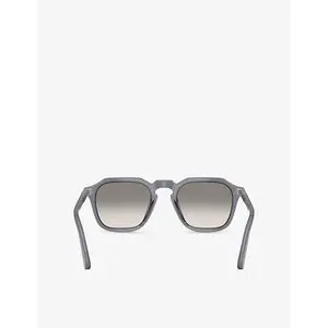 Persol Square Frame Acetate Sunglasses - Blue