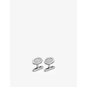 Cartier Wax Seal Palladium-plated Sterling- Cufflinks - Silver
