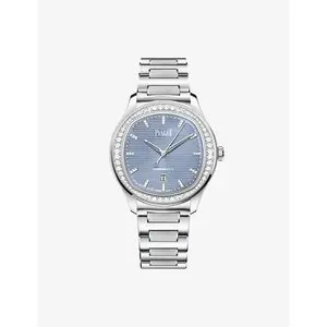 PIAGET Polo Stainless Steel And Diamond Watch 36mm - Silver