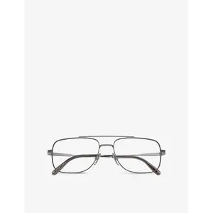 Ray-ban Square-frame Titanium Optical Glasses - Silver