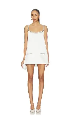 Retrofete Embellished Satin Mini Dress