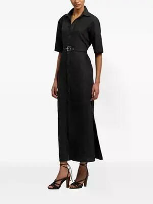 Ralph Lauren Belted Shirt Maxi Dress