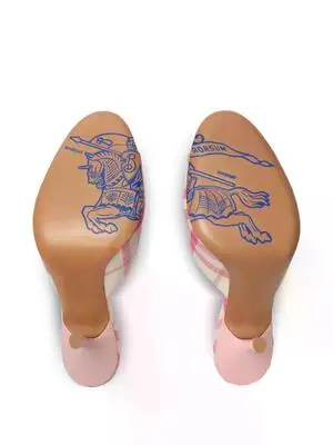 Burberry Check Mews High Sandals