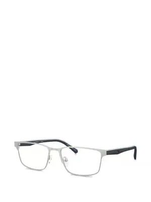 Emporio Armani Rectangle-frame Glasses - Silver