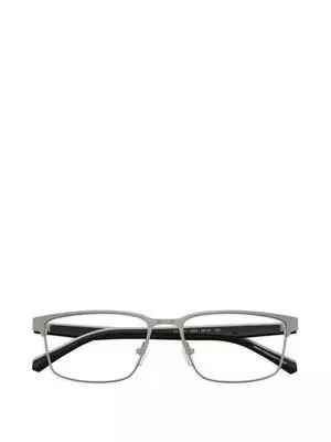 Emporio Armani Rectangle Frame Eyeglasses - Grey