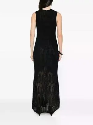 Liu Jo Crochet Knit Maxi Dress