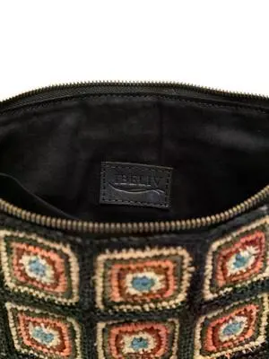 IBELIV Patterned Woven Clutch Bag