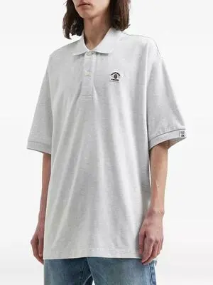 FINGERCROXX Logo-appliqué Polo Shirt