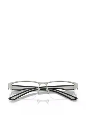 Emporio Armani Logo Rectangle-frame Eyeglasses