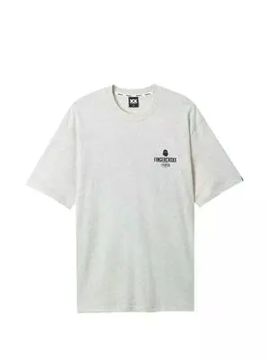 FINGERCROXX Logo-print T-shirt - Grey