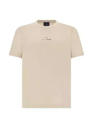 Paul & Shark Print Cotton Jersey T-shirt - Neutrals