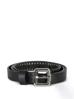 TELA Studded Buckle Belt - Black