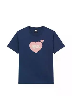 FINGERCROXX Heart Graphic T-shirt - Blue