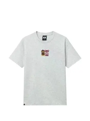 FINGERCROXX Embroidered T-shirt - Grey