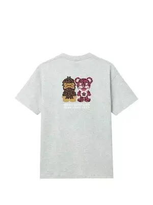 FINGERCROXX Embroidered T-shirt - Grey