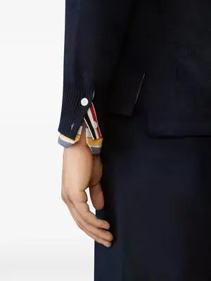 Thom Browne 4-bar Intarsia-knit Cardigan