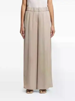 Peserico Elasticated Palazzo Pants - Neutrals