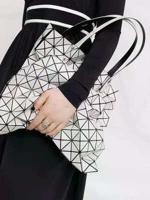 Issey Miyake Prism Geometric Tote Bag - Grey