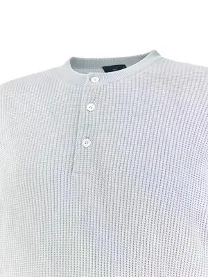 Paul & Shark Button Placket Crew Neck Sweater