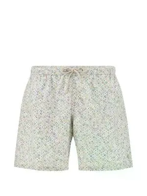 Paul & Shark Printed Swim Shorts - Neutrals