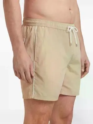Paul & Shark Logo Embroidery Swimwear - Neutrals