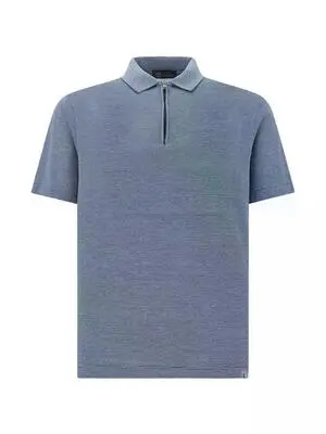 Paul & Shark Zip Polo Shirt - Blue