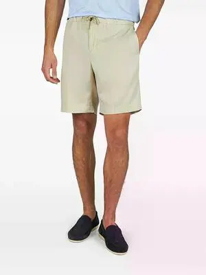 Paul & Shark Garment-dyed Drawstring Bermuda Shorts - Neutrals
