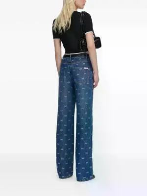 SELF-PORTRAIT Bow Embellished Jeans