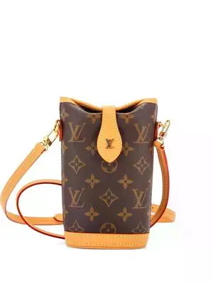 LOUIS VUITTON Fold Me Pouch Monogram Canvas - Brown