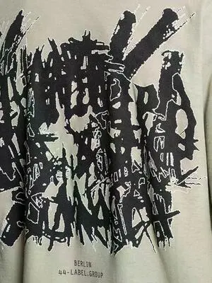 44 LABEL GROUP Abstract Print T-shirt