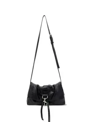 RADICA STUDIO Mini La Bisaccia Soufflè Shoulder Bag - Black