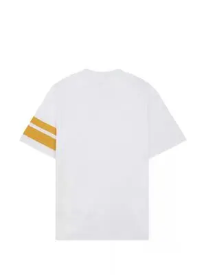 Gcds Front-logo Stripe-details Cotton T-shirt