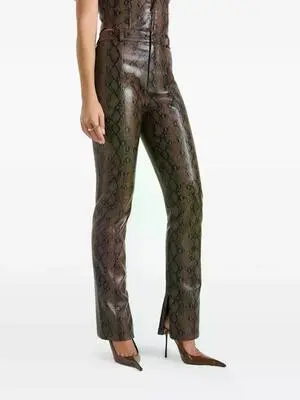 Manière De Voir Lucia Python-effect Trousers