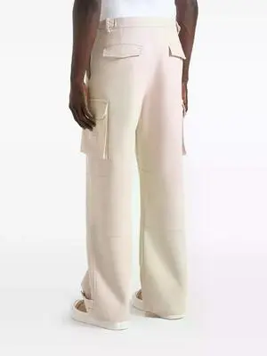 Manière De Voir Mathis Ankle-buckle Wide Leg Trousers - Neutrals