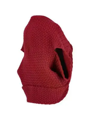 Alaïa Knitted Top With Cross Button Closure