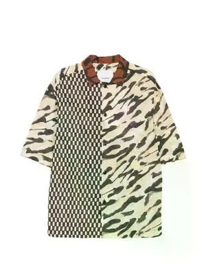 Nanushka Anwell Patterned Shirt - Neutrals