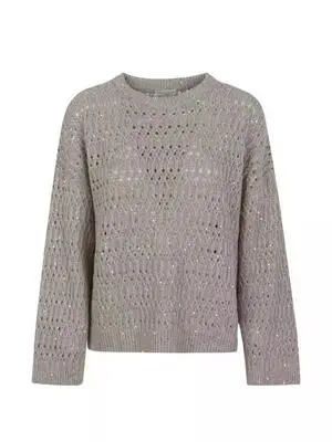 Brunello Cucinelli Openwork Embellished Knitwear