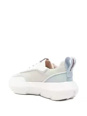 ALEXANDER SMITH Leather Panelled Sneakers - Grey