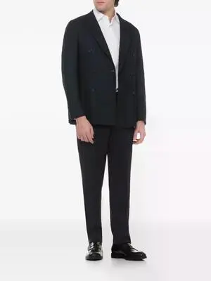 LARDINI Double-breasted Blazer - Blue