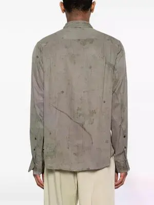 ZIGGY CHEN Pocket Print Shirt