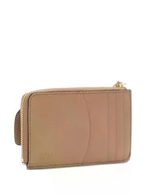 Furla Sfera M Leather Zip Wallet - Neutrals